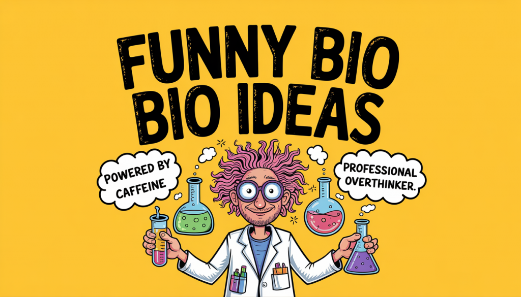 Funny Bio Ideas: Make Your Profile Unforgettable! – The Only Social ...